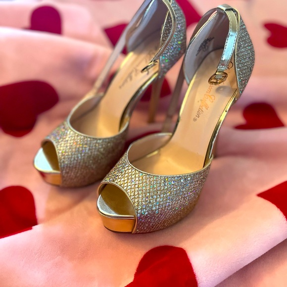 Shoes | Sparkle 5 Inch Heal | Poshmark